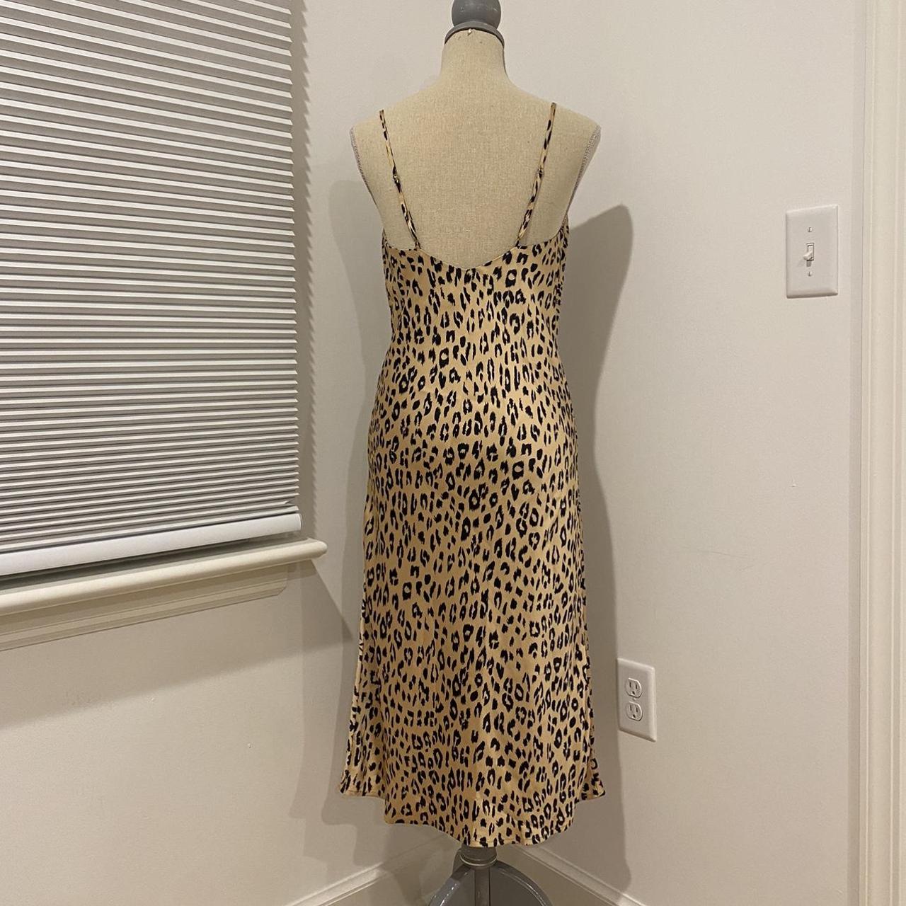 Bardot Women's Tan and Black Dress | Depop