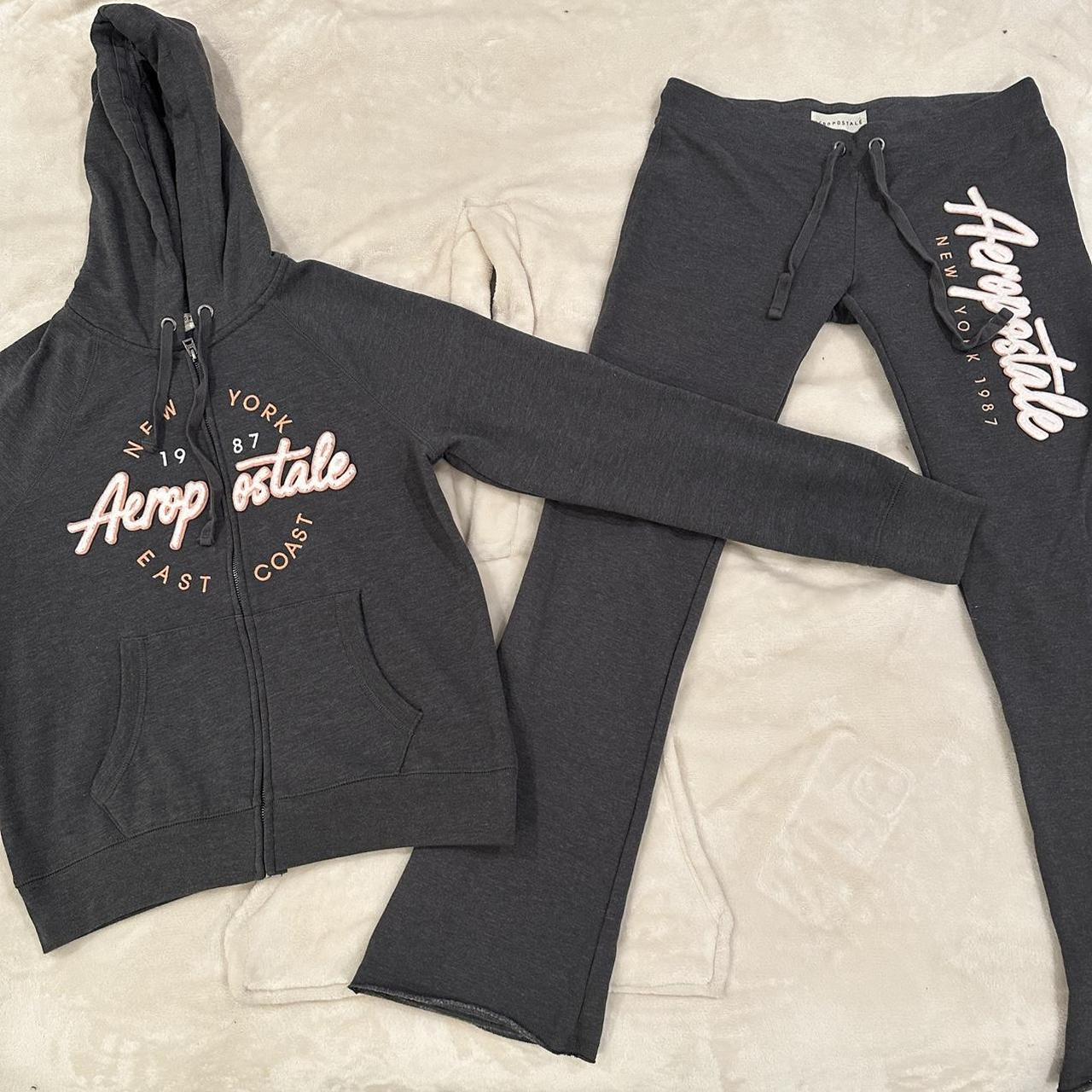 Aeropostale Y2K tracksuit set Sweatpants and jacket... - Depop