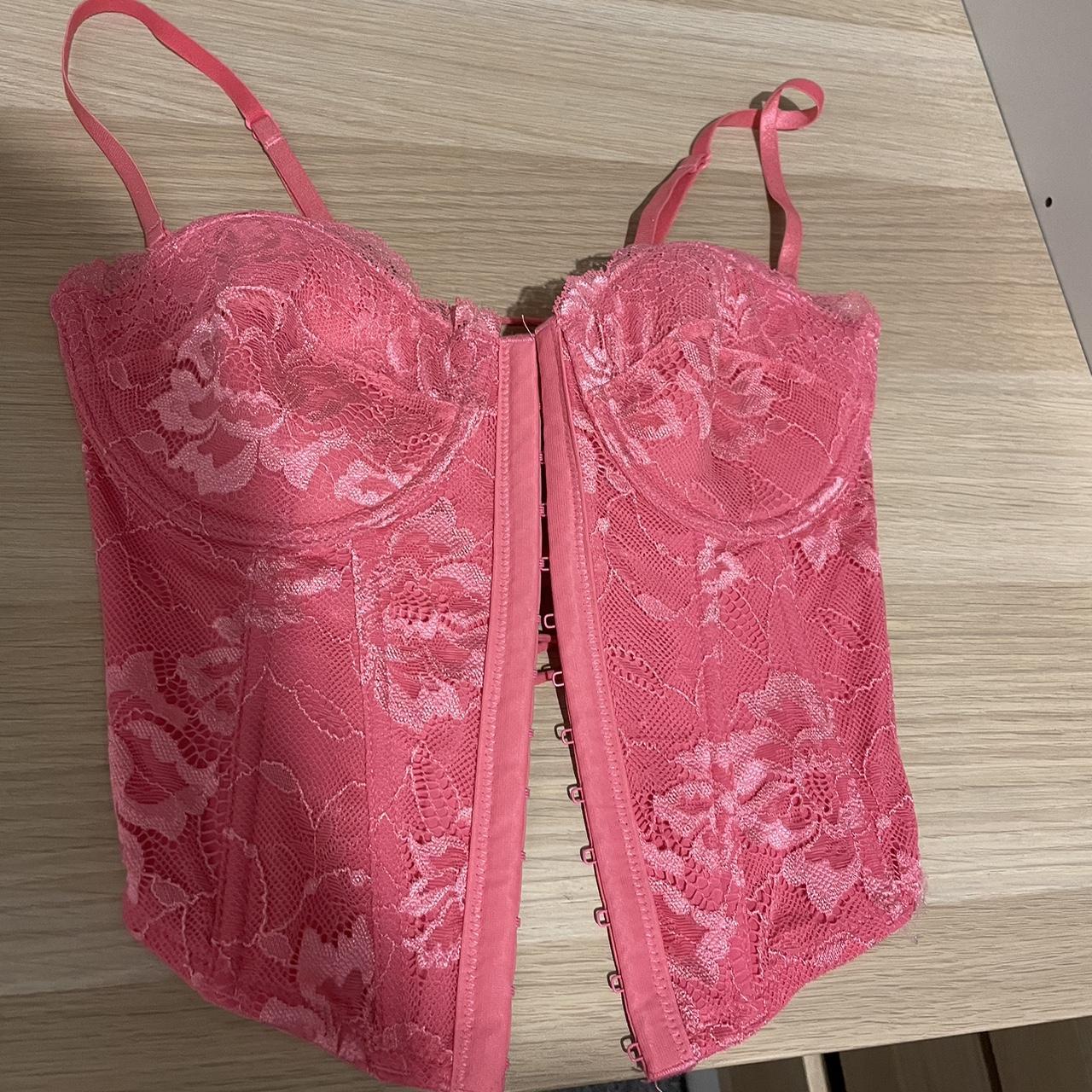 Glassons Pink corset Only worn once So cute and... - Depop