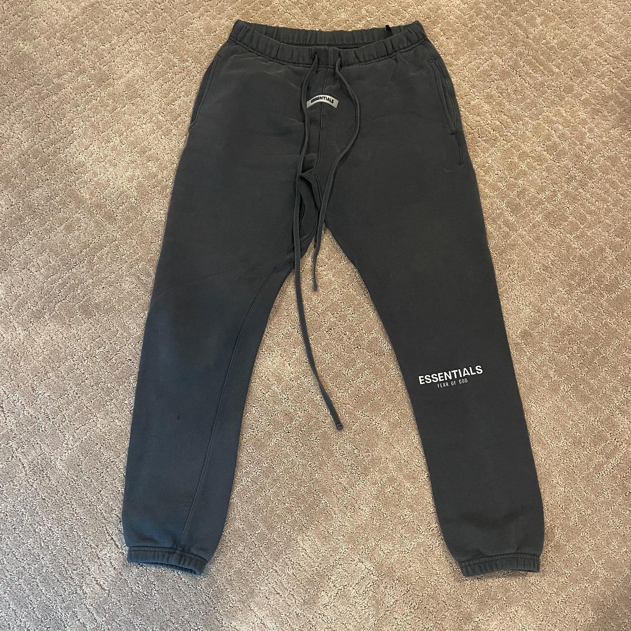 Fear of God Women's Black and Grey Joggers-tracksuits | Depop