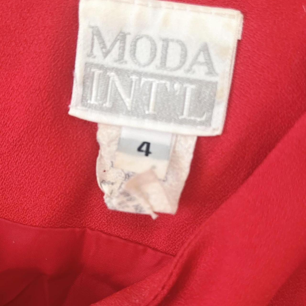 Moda International Women's Red Dress | Depop