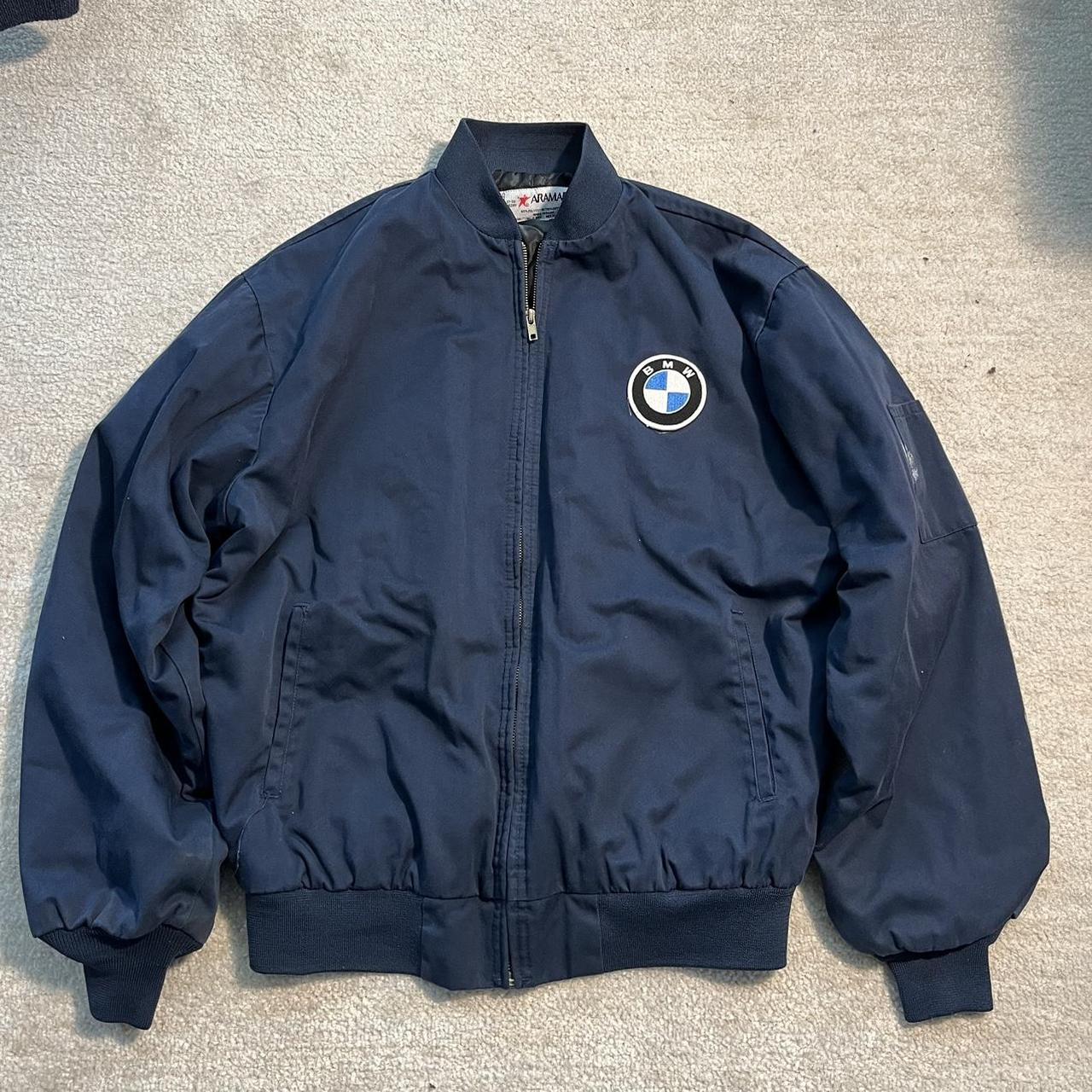 Aramark Workwear BMW Patched Work Jacket #workwear... - Depop