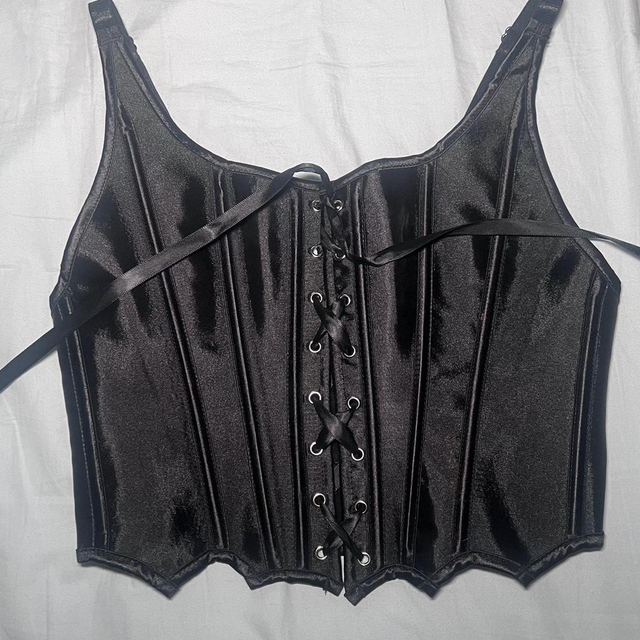 bat wing corset from forest ink clothing -... - Depop