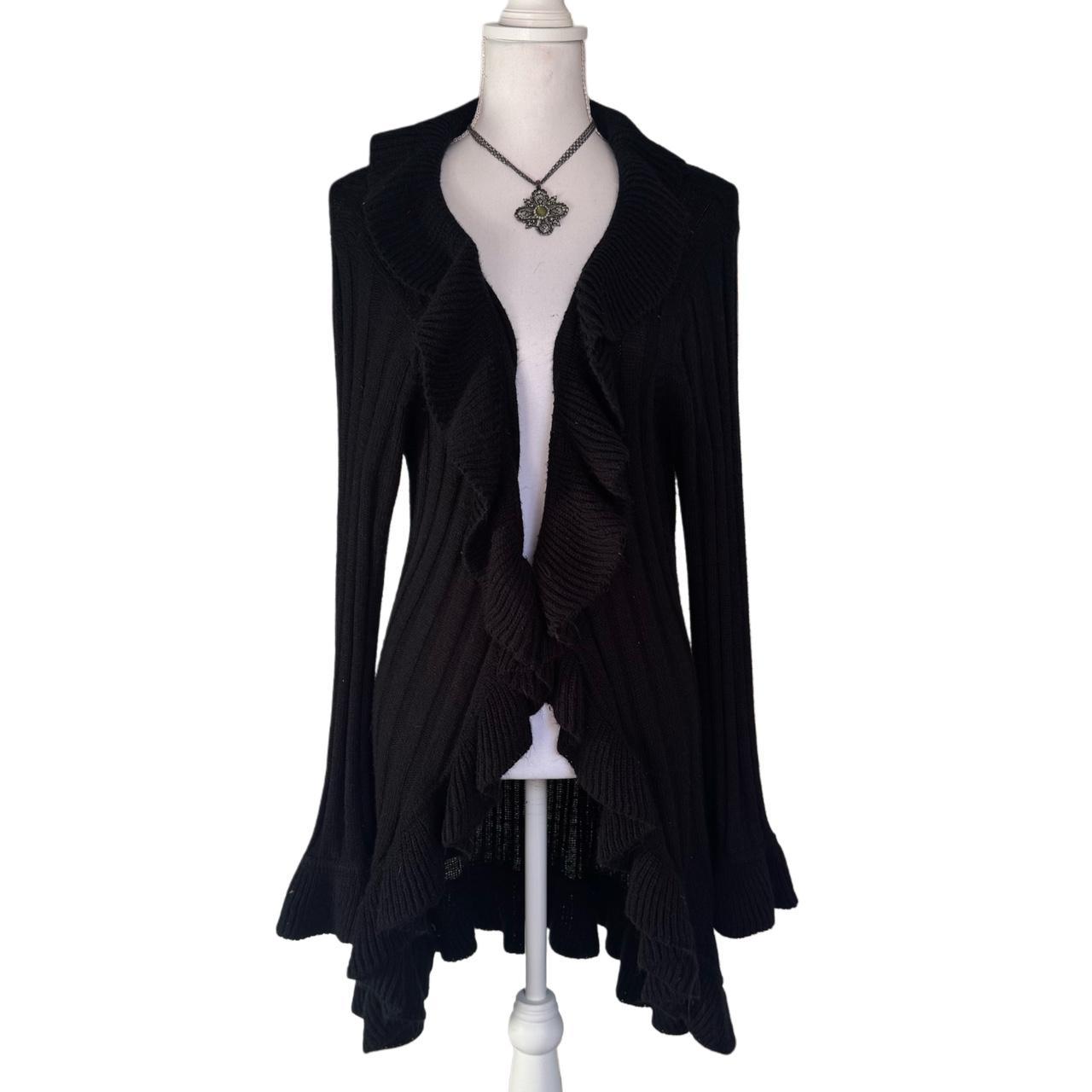gothic cardigan 🖤 - long wear // ruffles - one... - Depop