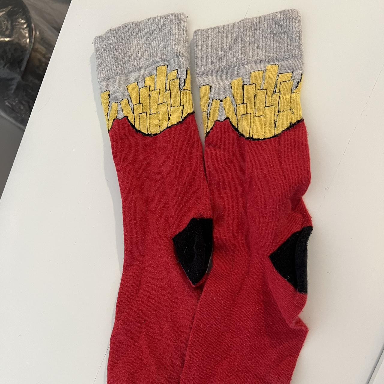 French Fries Socks Mens size 9-10 FREE SHIPPING With... - Depop