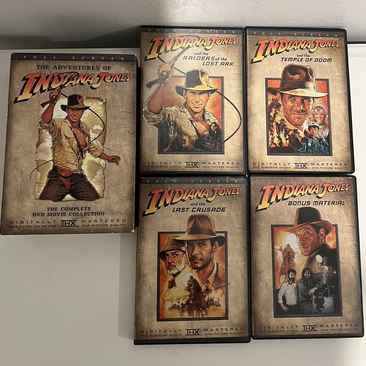 Indiana Jones dvd Boxset, shipped with tracking... - Depop
