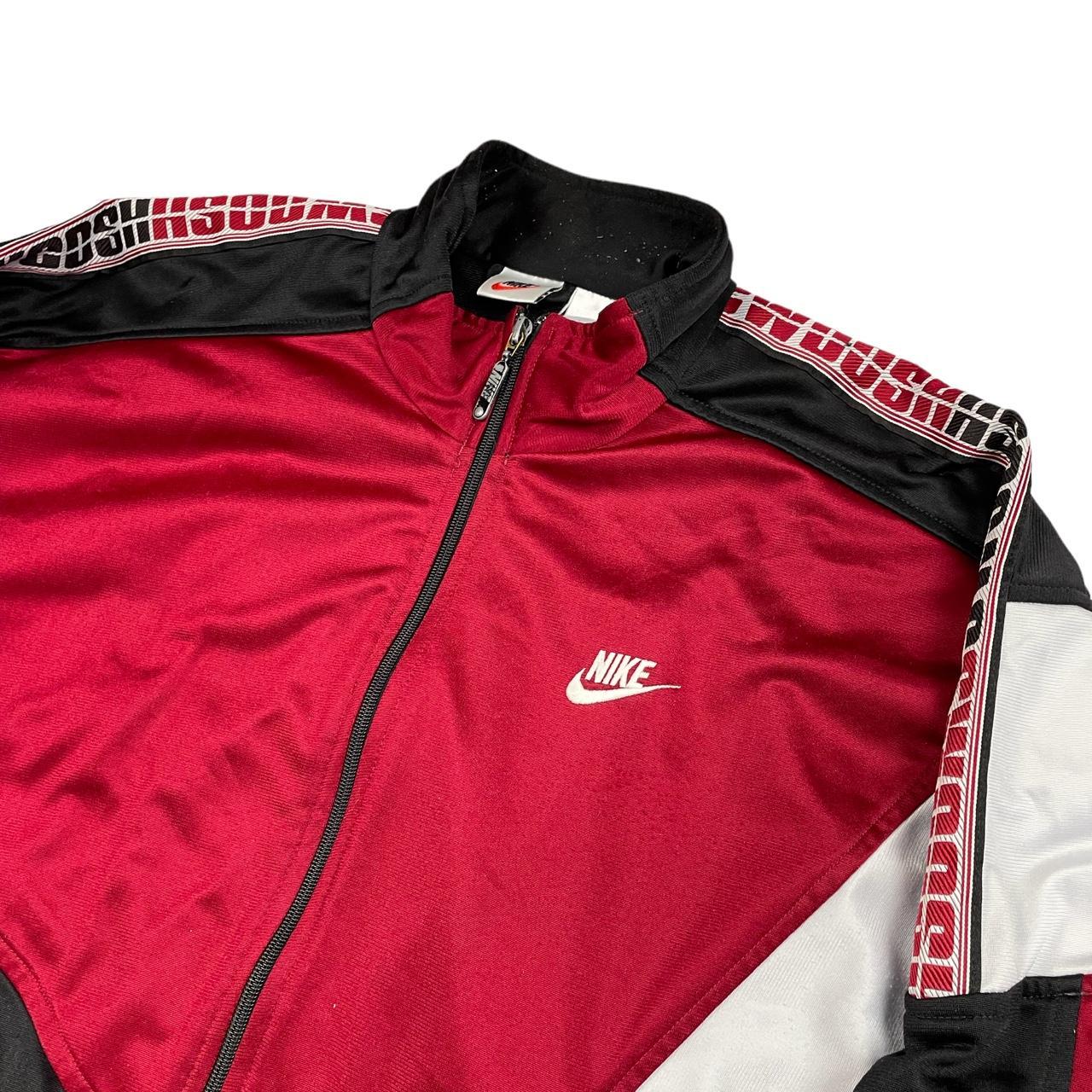 Nike Men's Red and Black Jacket | Depop