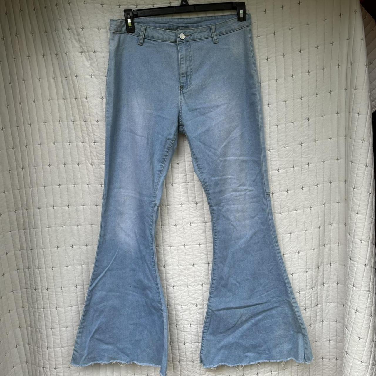 cute amazon bell bottoms ☆ size 12/14 ☆ DM ME FOR... - Depop