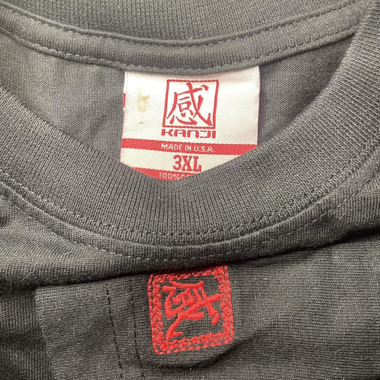 vintage 90s Kanji JNCO-style Japanese Rhinestone... - Depop