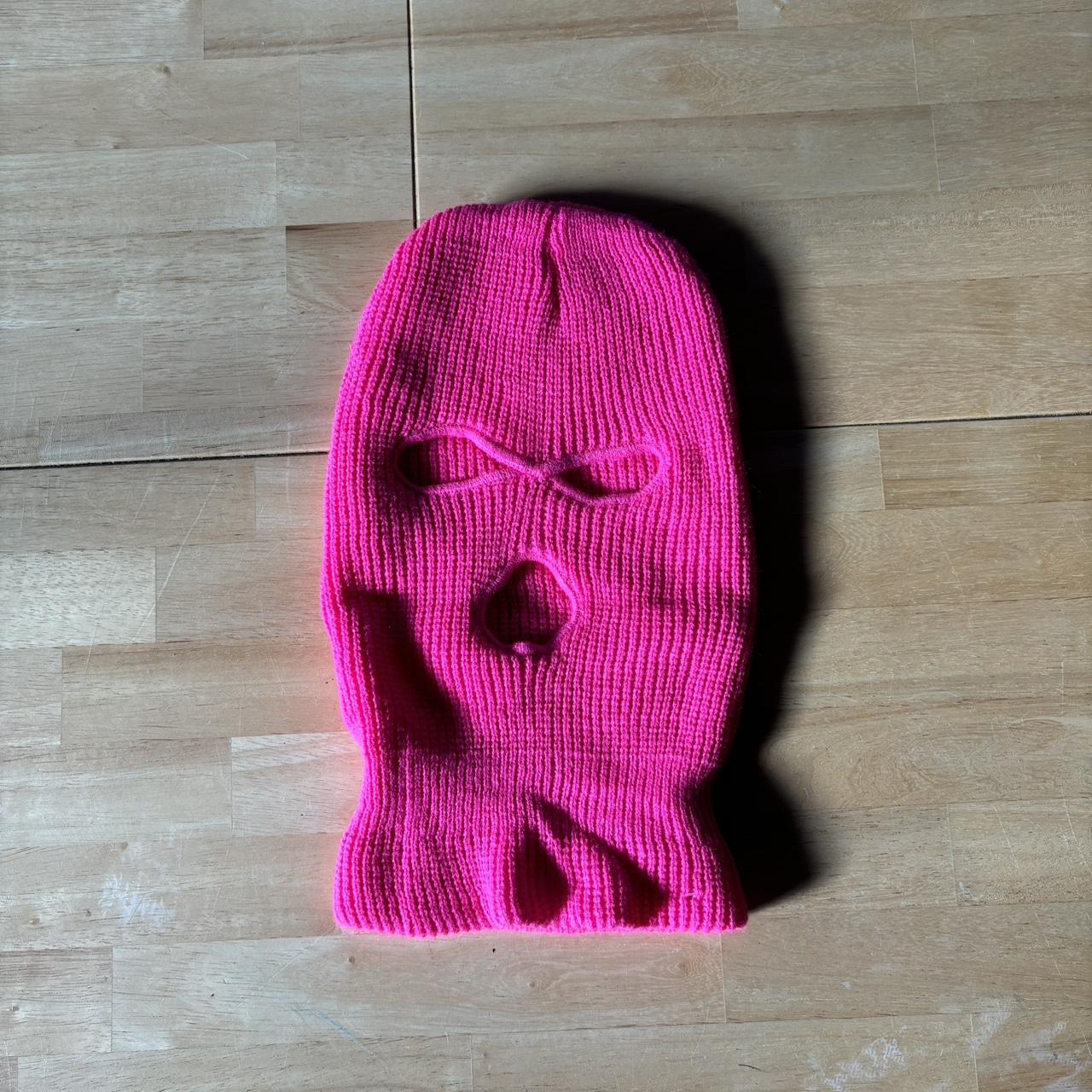 Hot pink ski mask #pink #warm #skimask #balaclava... - Depop
