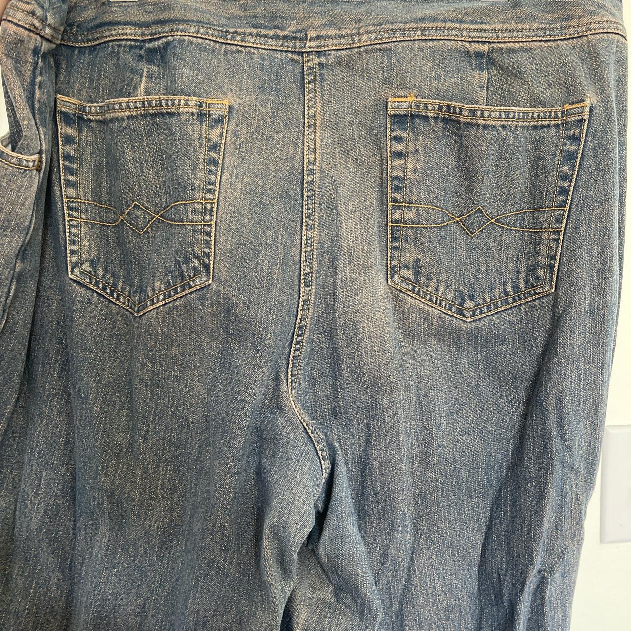 adorable vintage faded glory flare jeans womens... - Depop