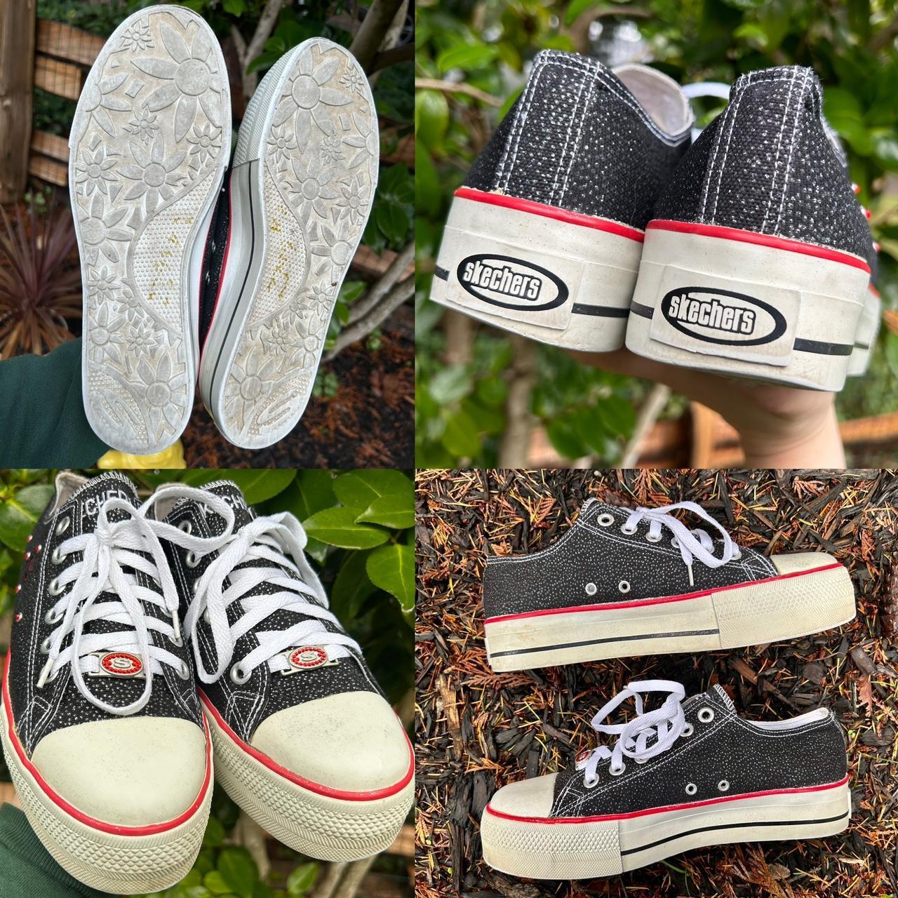 Y2K SKECHERS SPARKLY PLATFORM SNEAKERS 💌 These are... - Depop