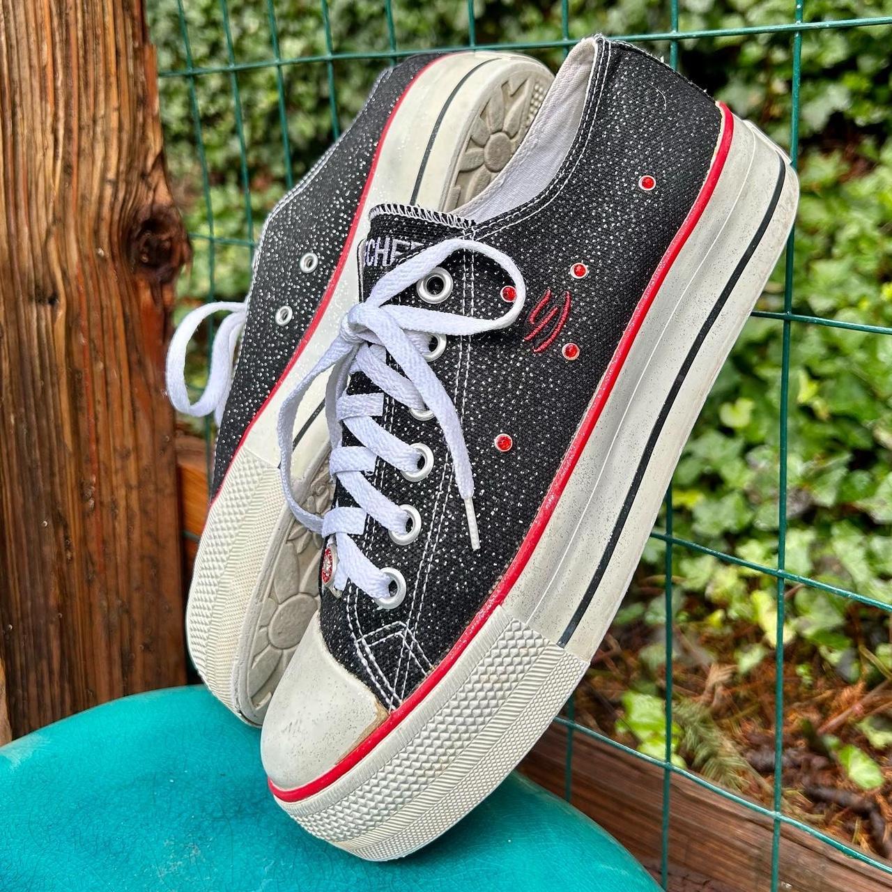 Y2K SKECHERS SPARKLY PLATFORM SNEAKERS 💌 These are... - Depop