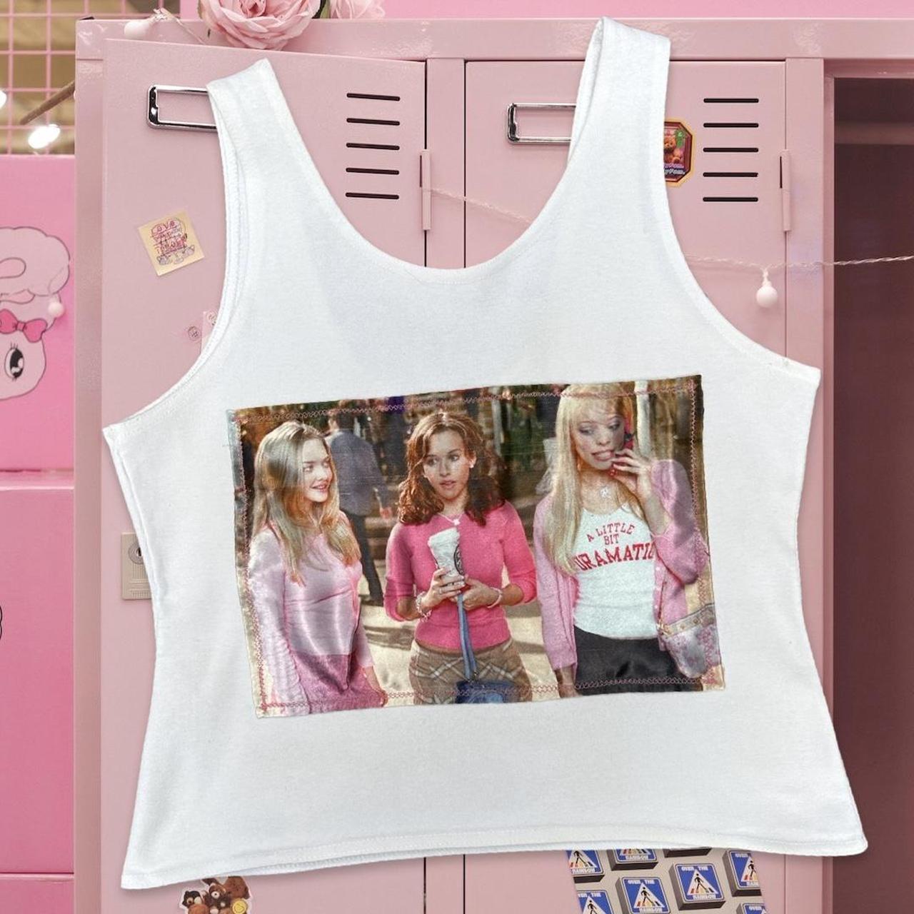 Y2k CUSTOM MEAN GIRLS CROPPED TANK 👯‍♀️ Made from an... - Depop