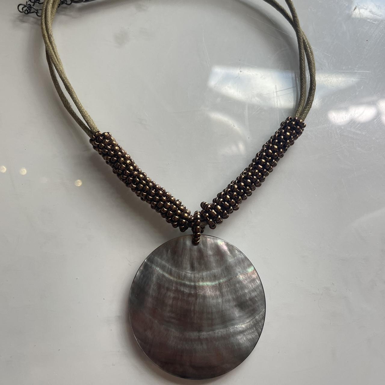 vintage necklace vintage pendant necklace - Depop