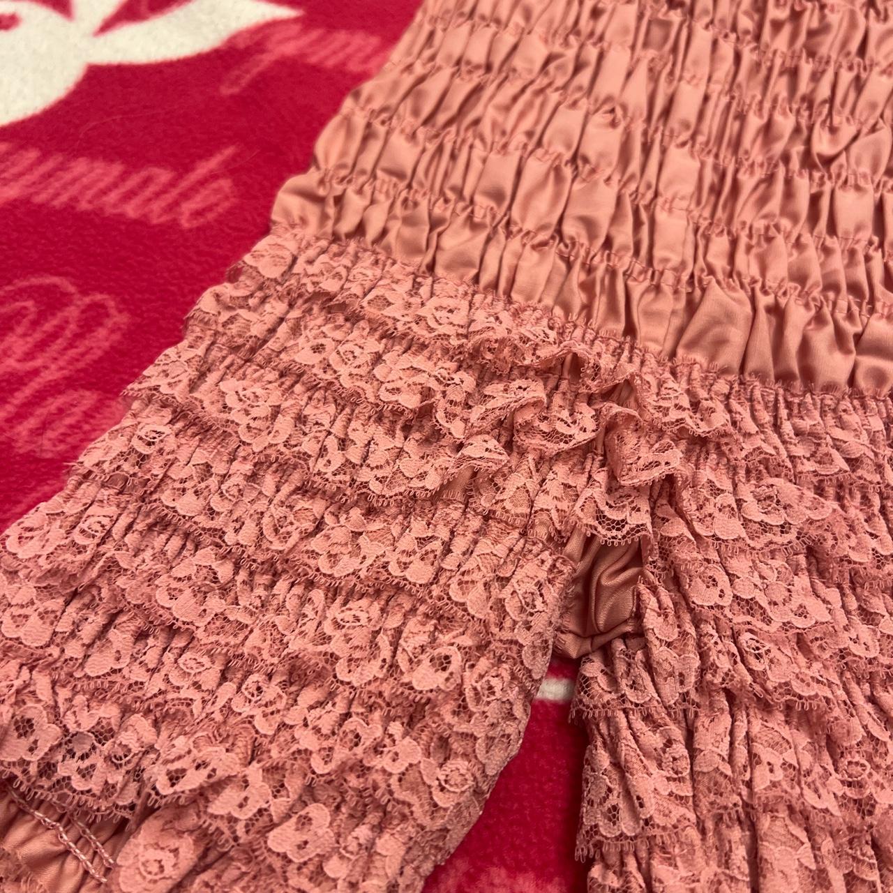 Vintage pink lace ruffled bloomers 🤍these are... - Depop