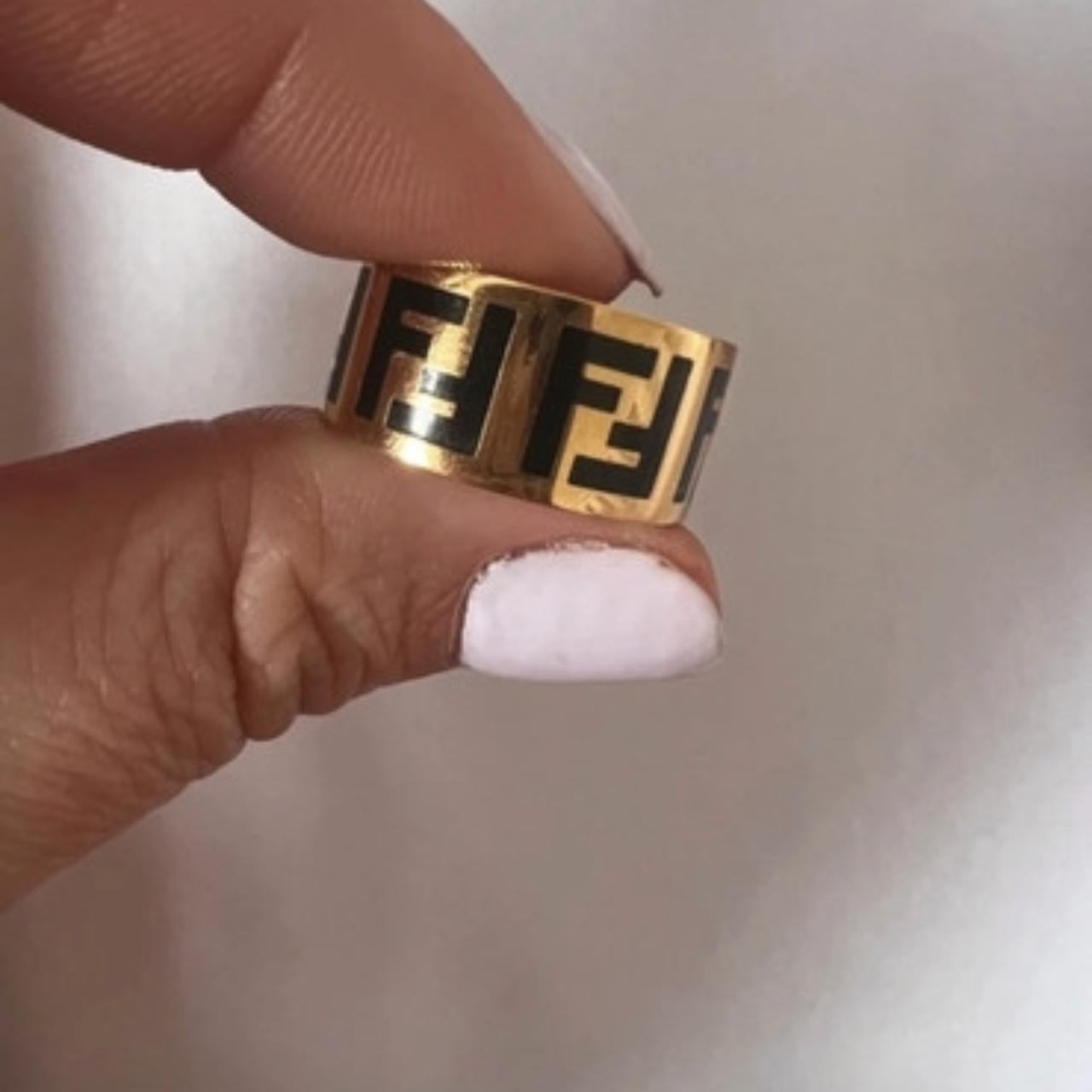 Genuine Fendi Ring Worn twice Tiny scratch you can... - Depop