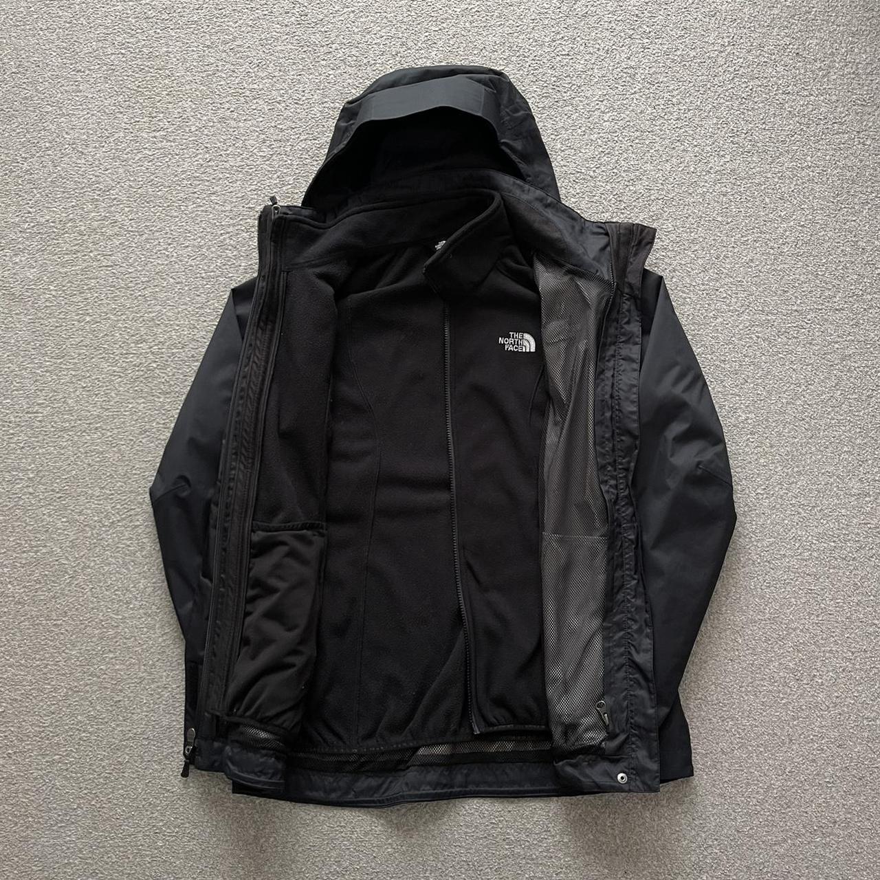 Womens The North Face 3-in-1 Ski Jacket Black -... - Depop