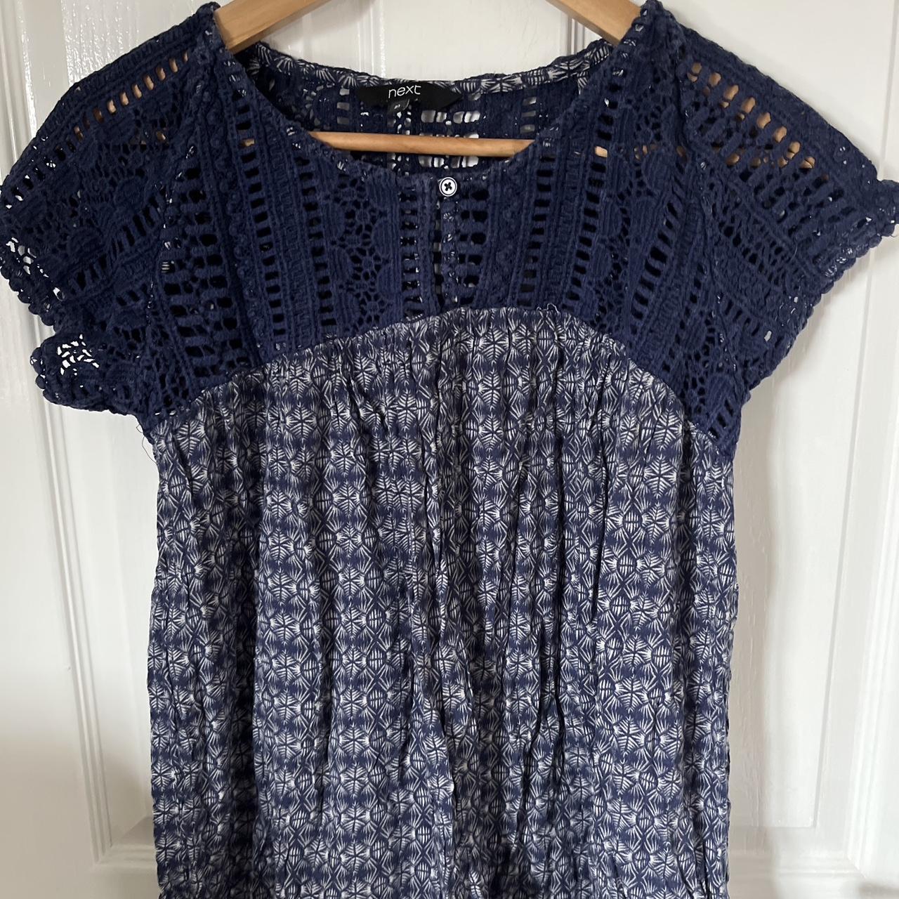 Next crochet top blouse size 10 - Depop