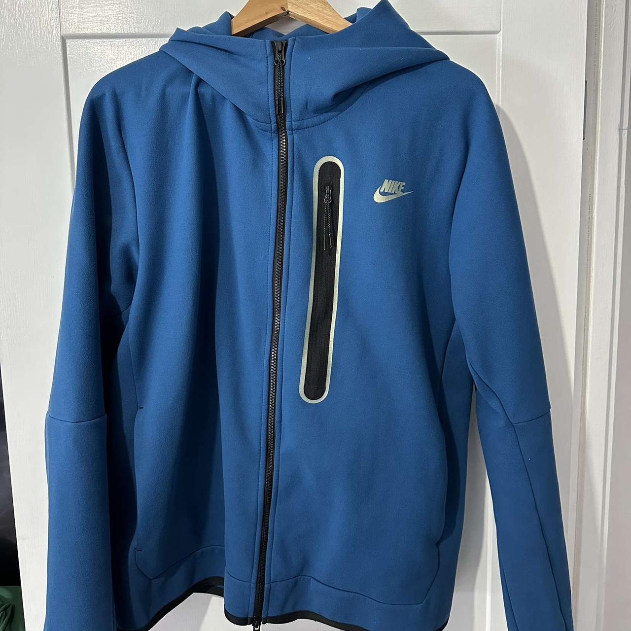 Men’s blue nike tech jacket size L Very good... - Depop