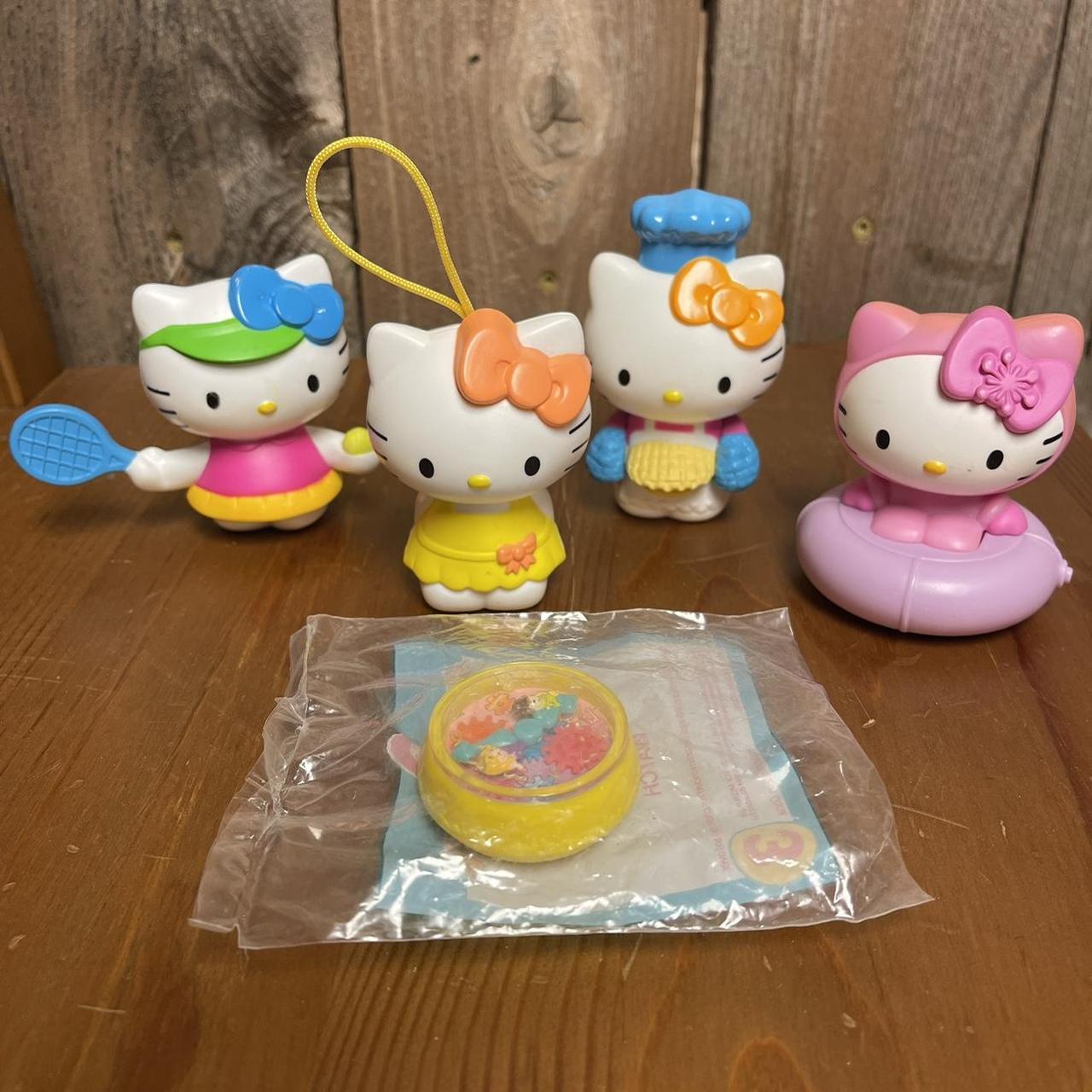 Adorable Hello Kitty toys! Four Hello Kitty plus one... - Depop