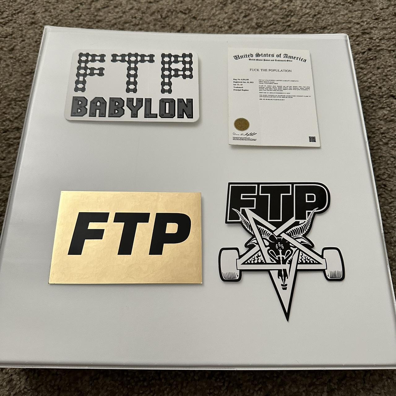 FTP STICKER PACK #ftp #fuckthepopulation #g59... - Depop