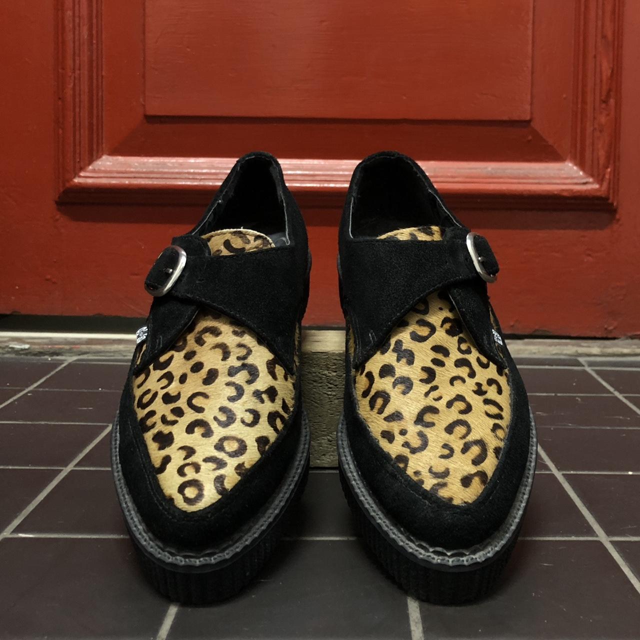 TUK Leopard Print Creepers Size 6 A lovely pair of... - Depop