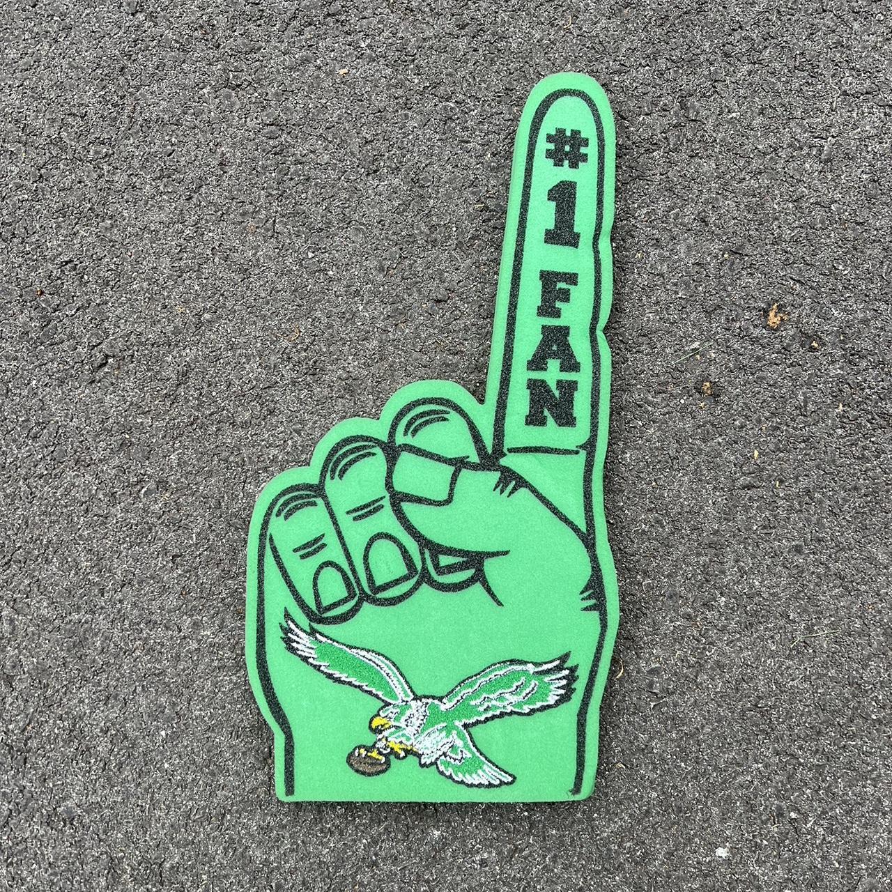 Vintage, Philadelphia, Eagles, number one fan foam... - Depop