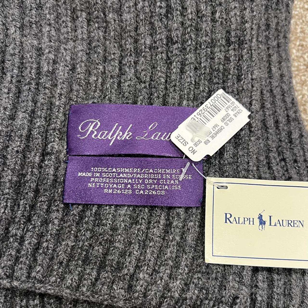 Ralph Lauren, purple label cashmere scarf, new with... - Depop