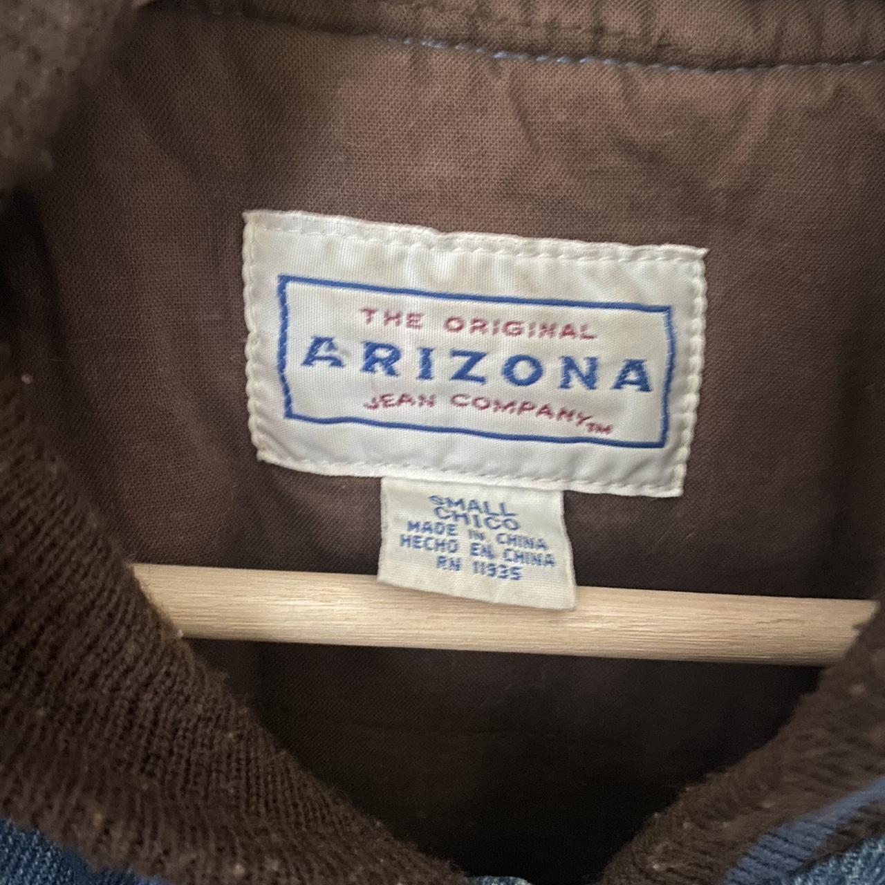 VINTAGE 90's Arizona Jean Jacket Mens Small Suede... - Depop