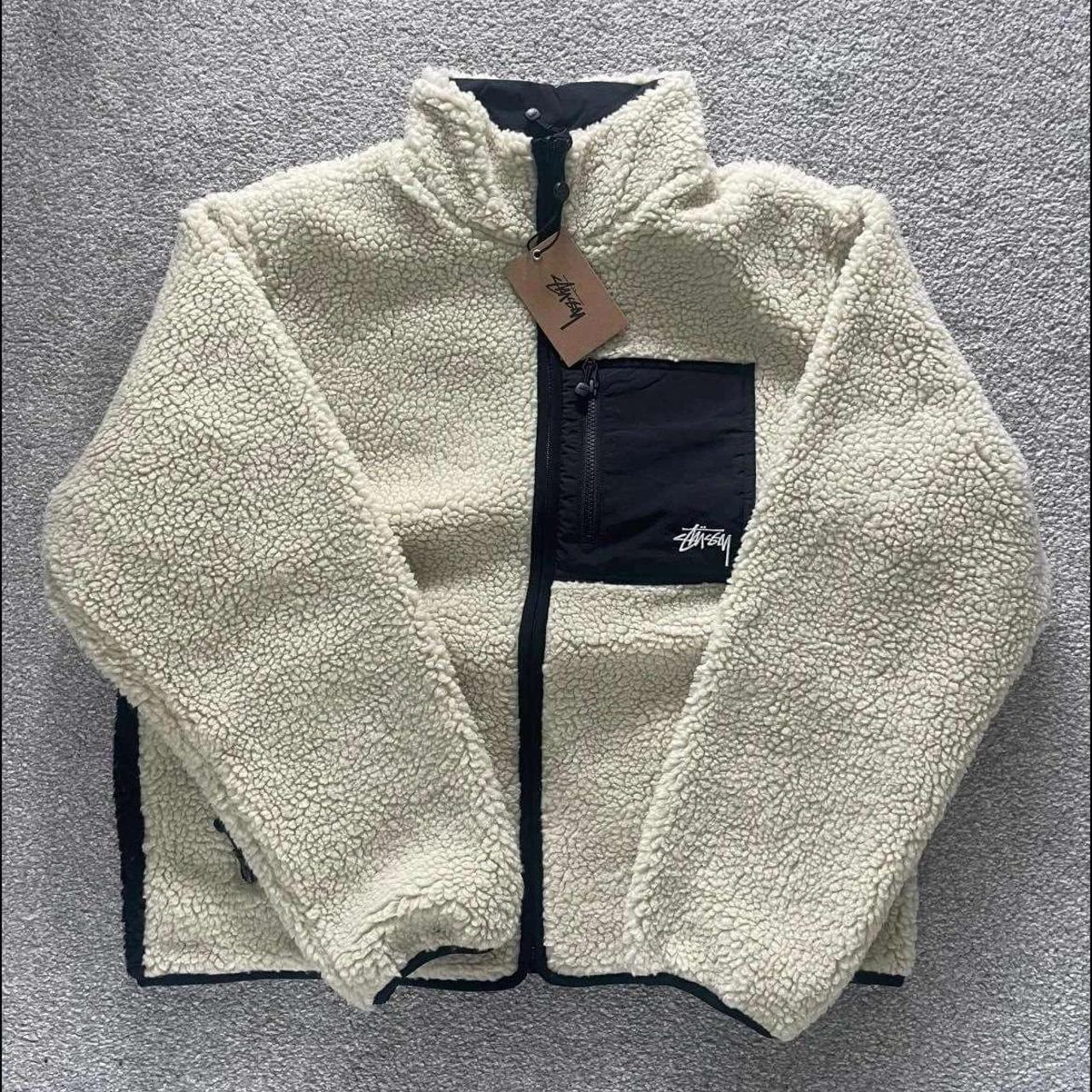STUSSY 8 BALL SHERPA FLEECE “ Size - LARGE (fits... - Depop