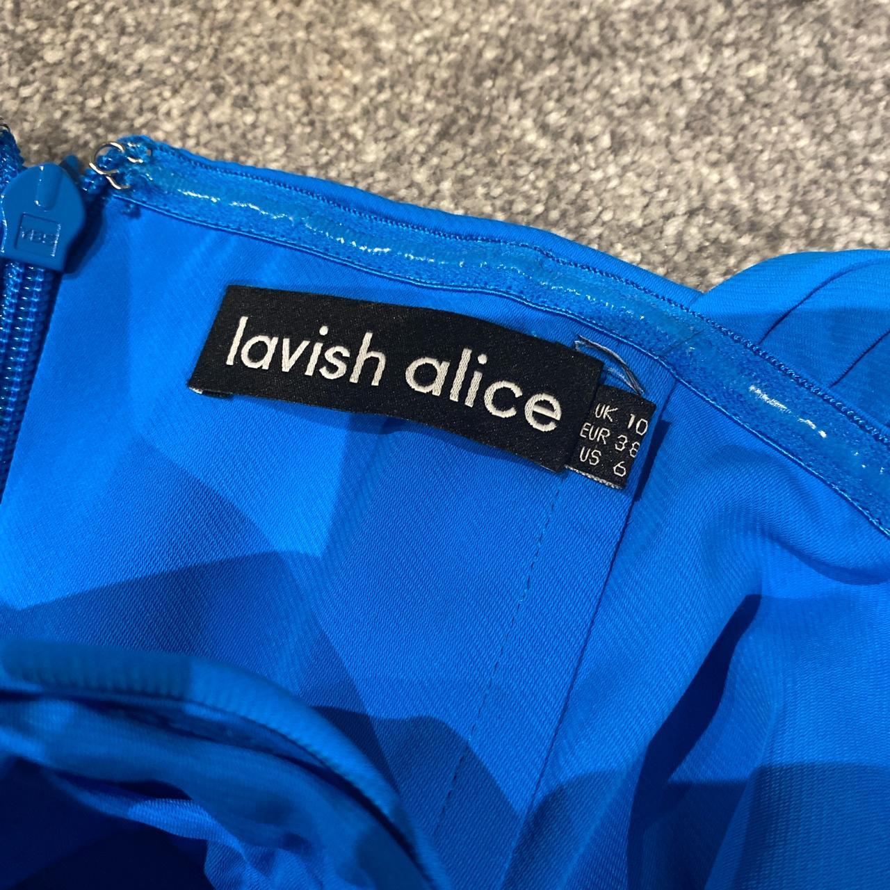 Lavish Alice Women's Blue Dress | Depop