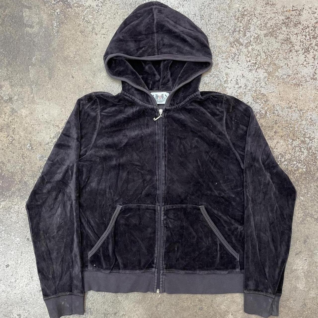 vintage Y2K juicy couture velour zip up hoodie... - Depop