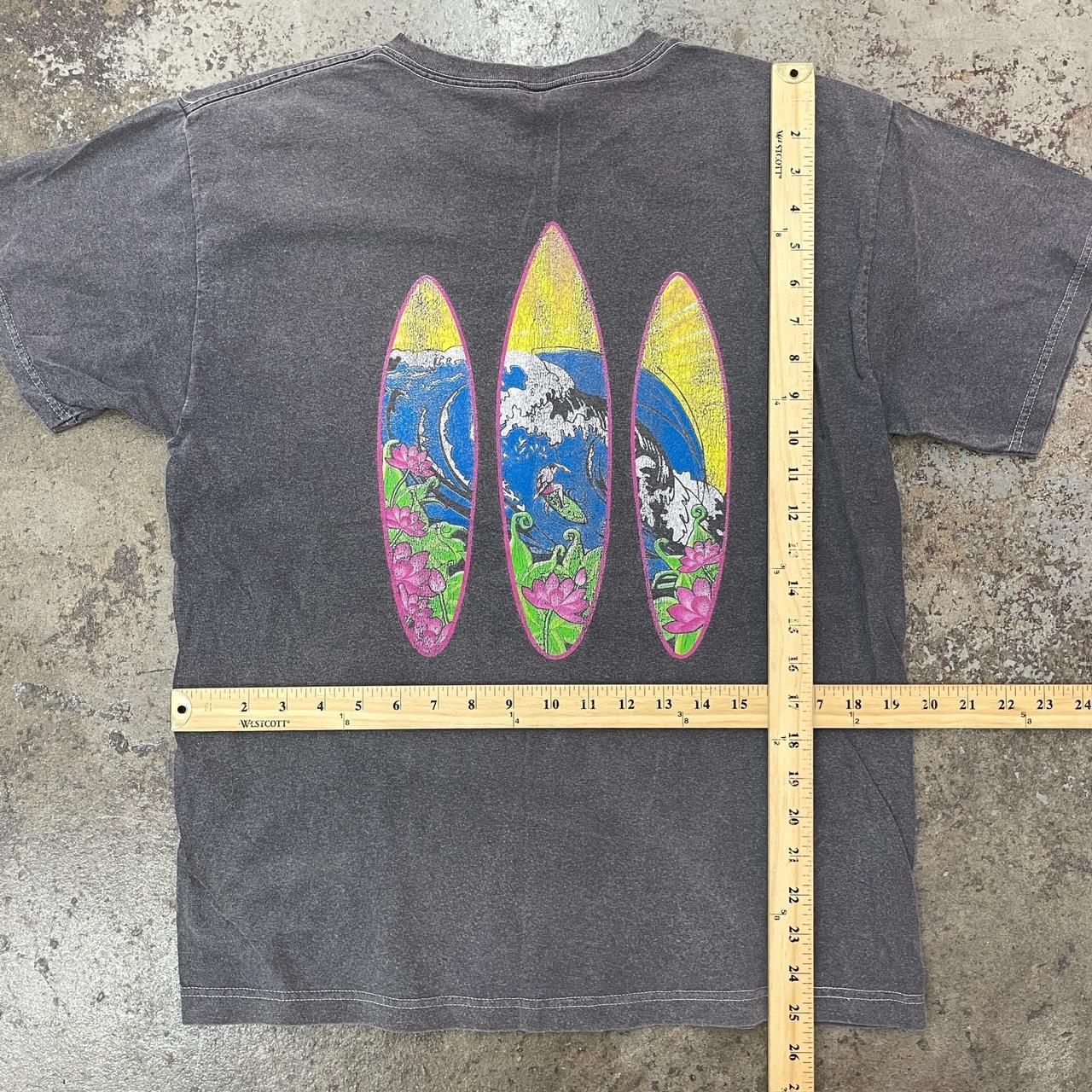 90s vintage cape cod surfer surboard vibrant graphic... - Depop