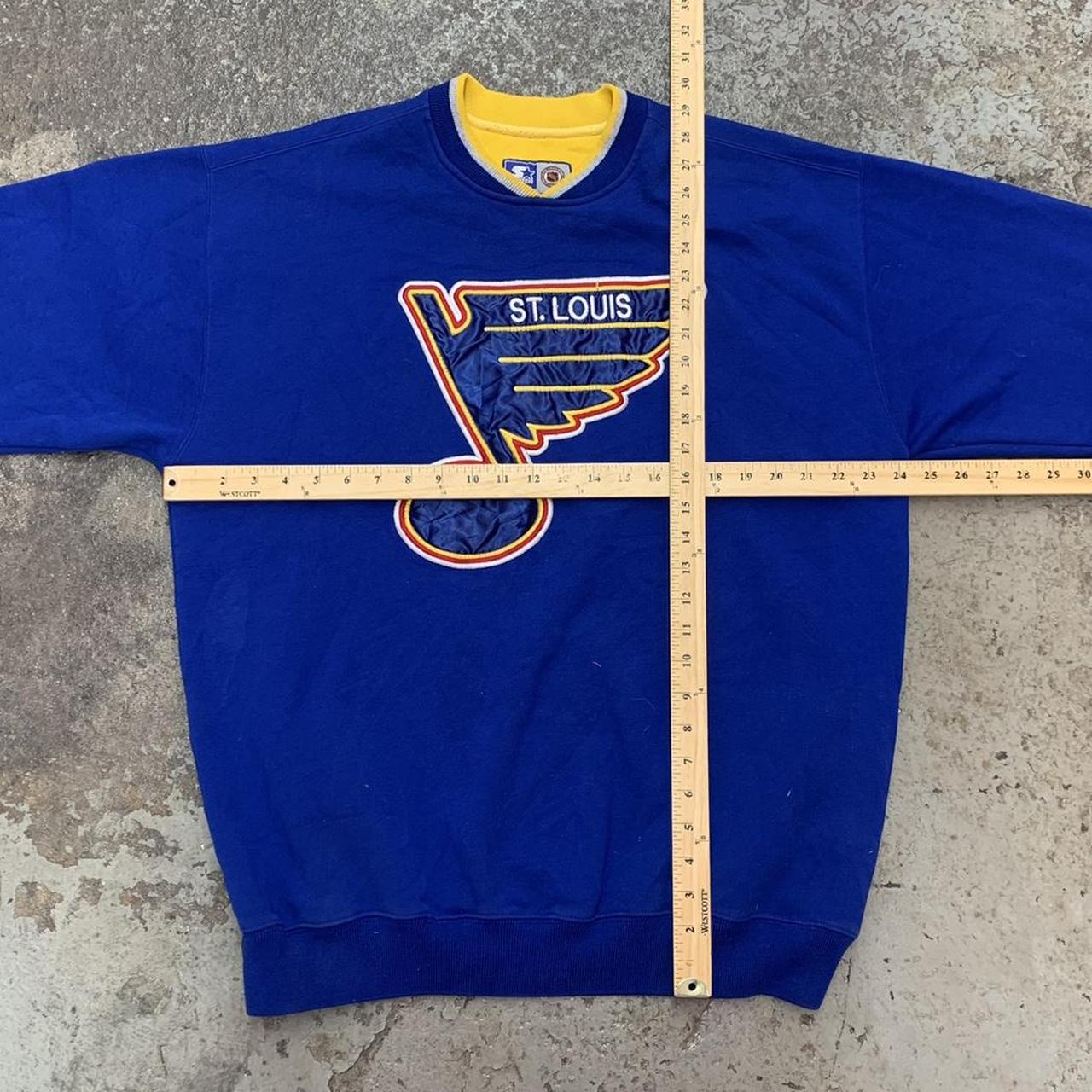 Vintage 90s St Louis blues nhl embroidered logo... - Depop
