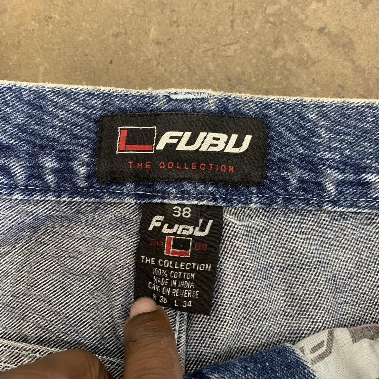 vintage 90s Fubu the collection jeans regular Wash... - Depop