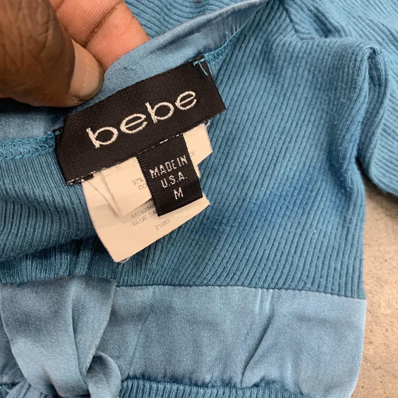 vintage 90s y2k Bebe cute long sleeve blouse... - Depop