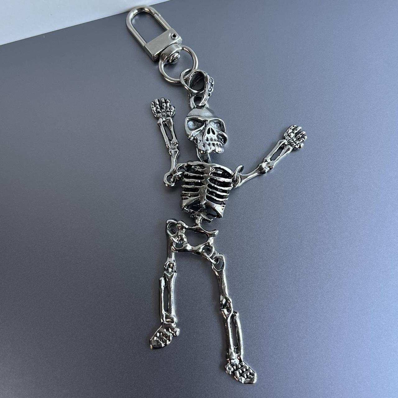 y2k 2000s vintage skeleton grunge skull gothic... - Depop