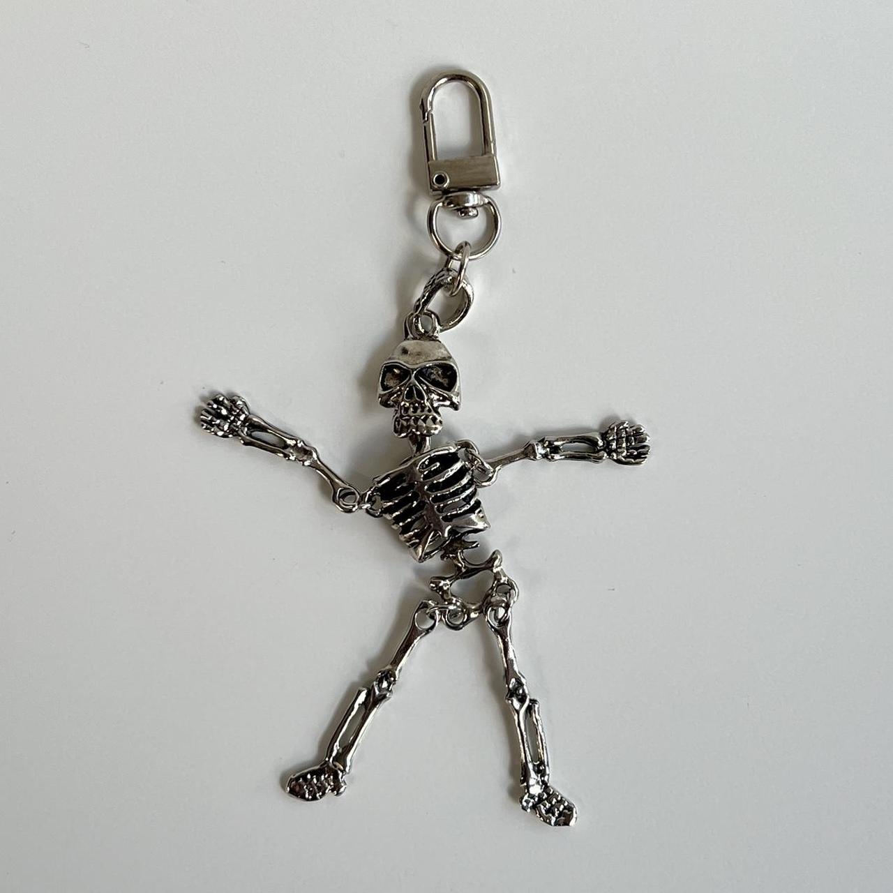 y2k 2000s vintage skeleton grunge skull gothic... - Depop