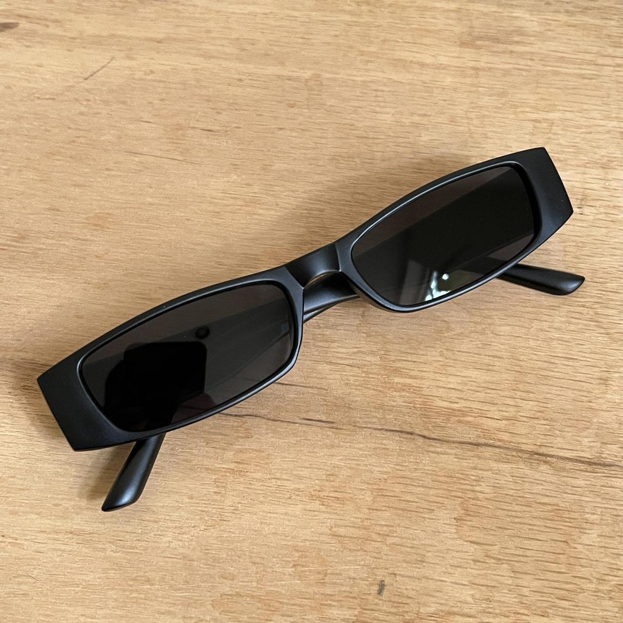 unique sick dope black slim rectangle... | Depop