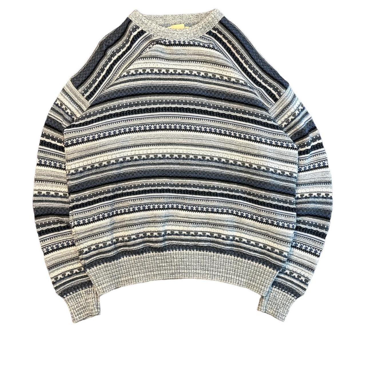 Vintage coogi like knit sweater Size XL 24x28 Great... - Depop