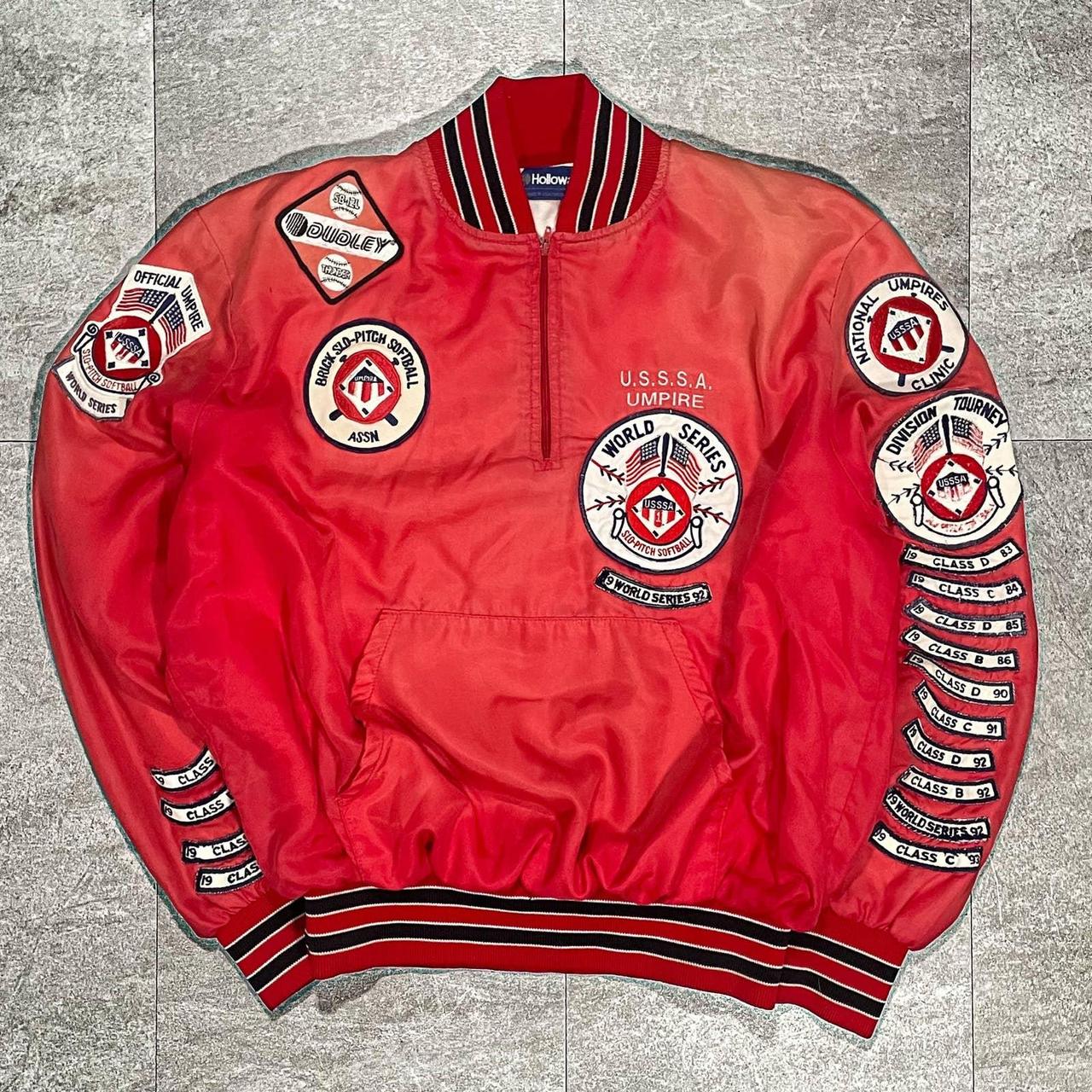 Vintage USSA hall of fame umpires jacket patches all... - Depop