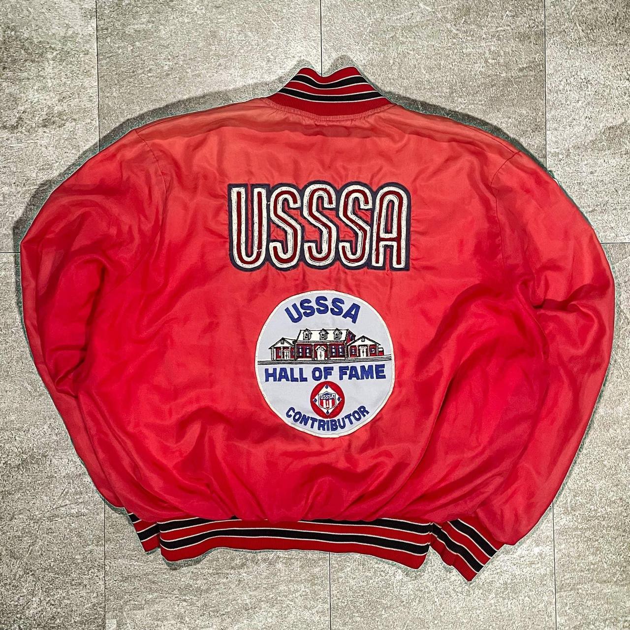 Vintage USSA hall of fame umpires jacket patches all... - Depop