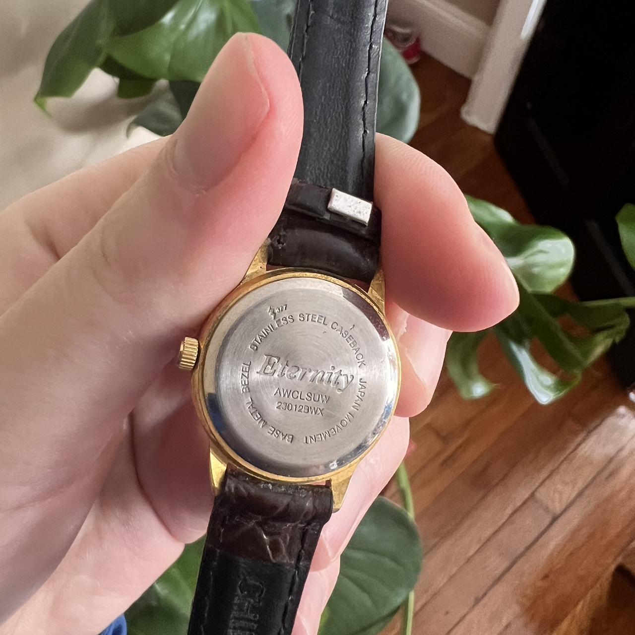 Women’s Eternity Watch. Love the mix of the leather... - Depop