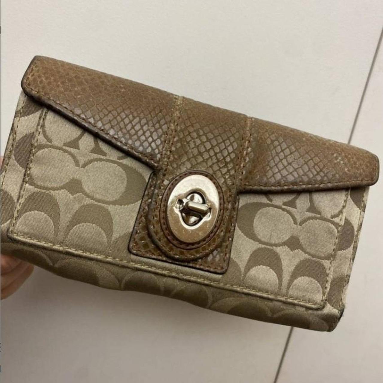 Real genuine 2000s 2010s coach purse snakeskin and... - Depop