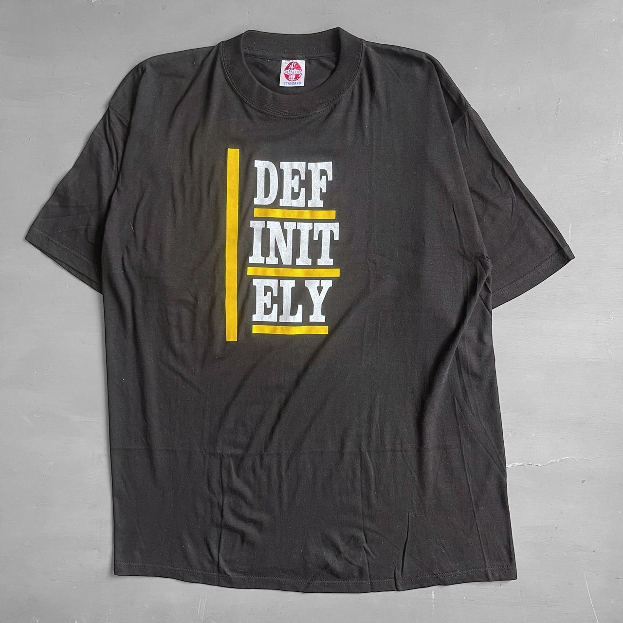 Vintage 90s DEFINITELY blackthorn cider graphic... - Depop