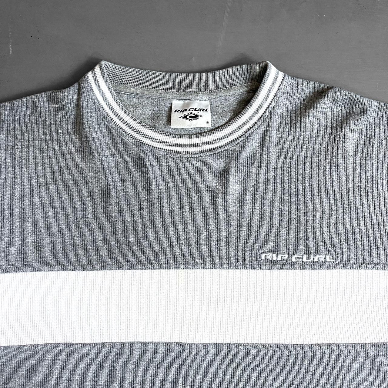 Vintage early 2000s Rip Curl cotton striped surf T... - Depop