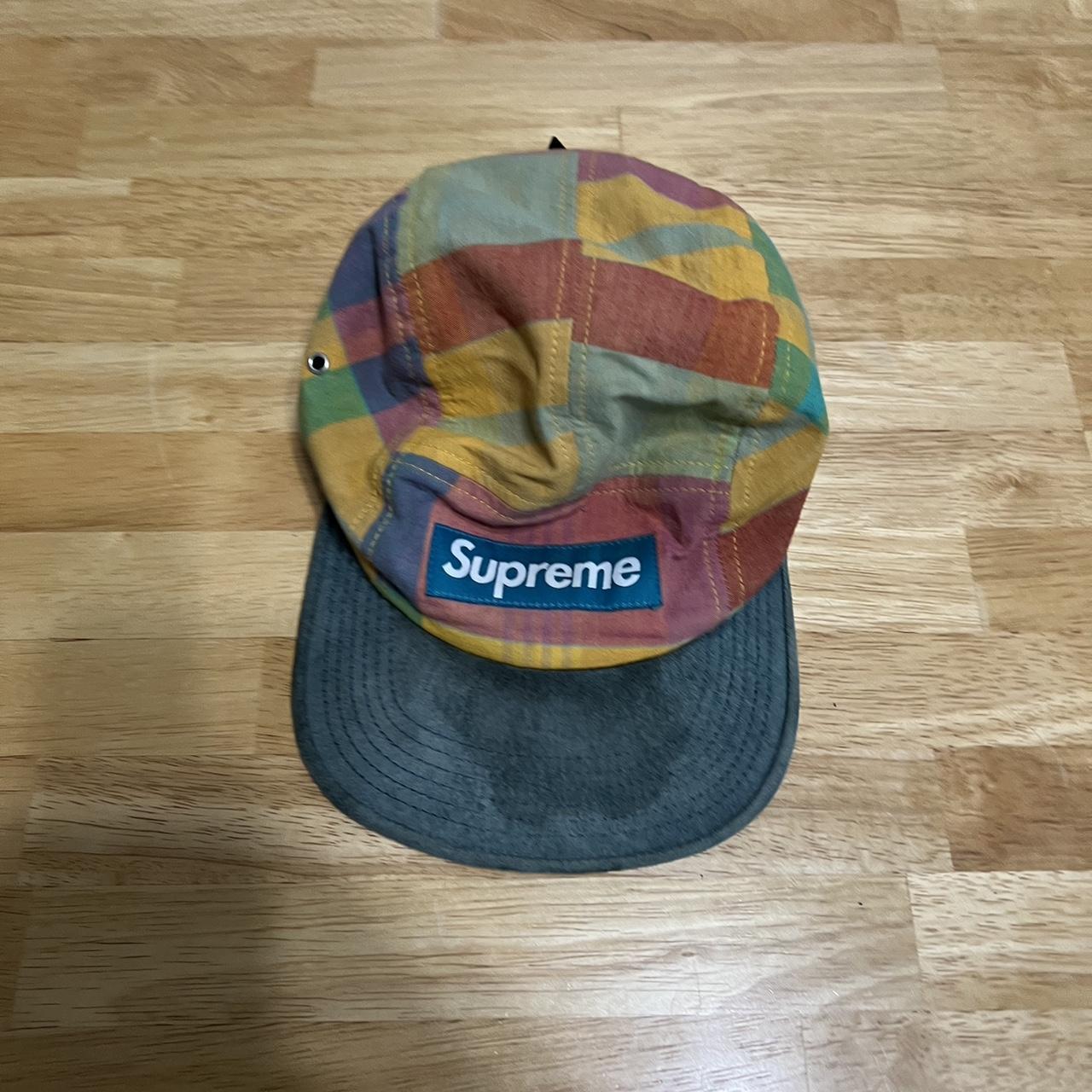 Multi colored supreme 5 panel hat - Depop