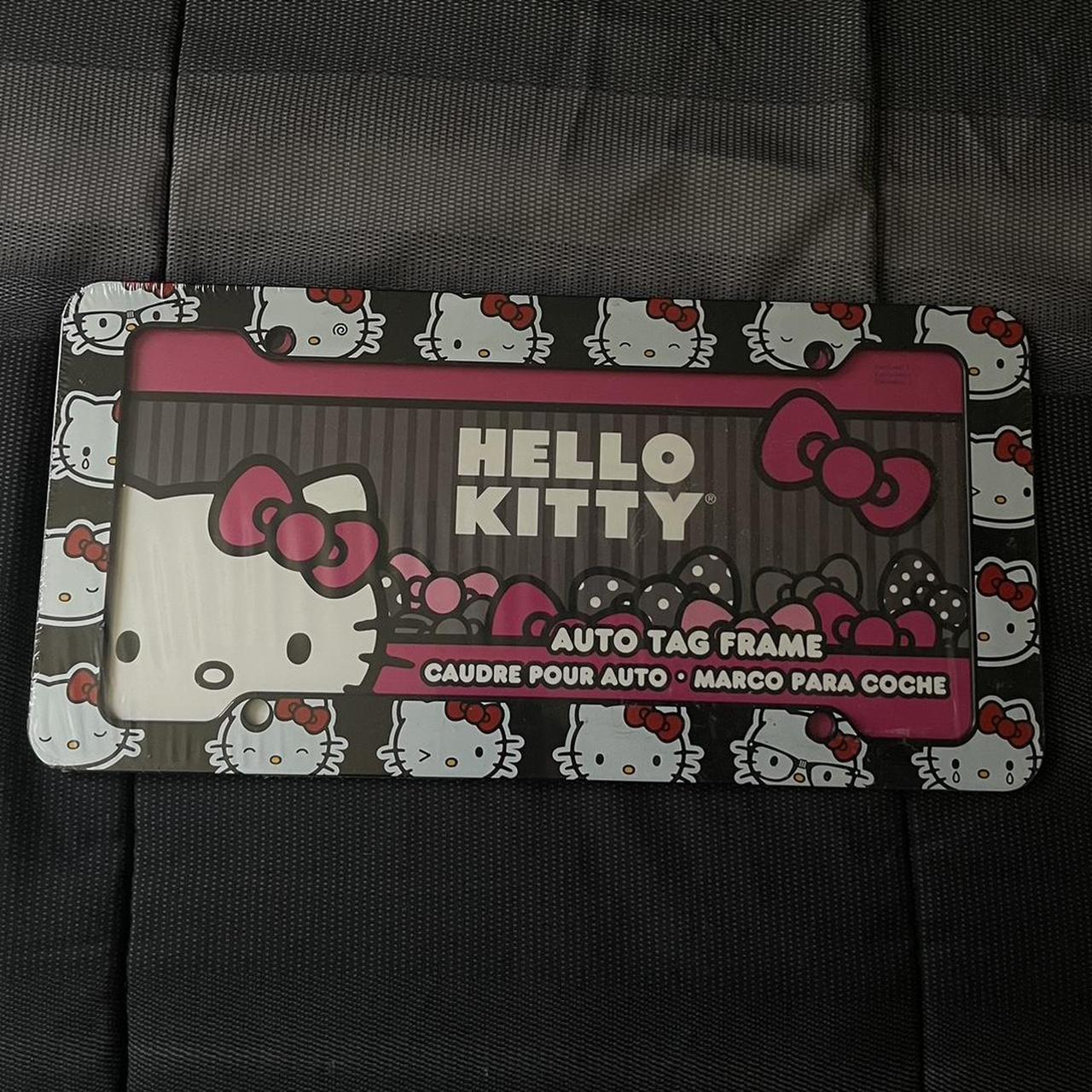 hello kitty license plate - universal fit brand new... | Depop