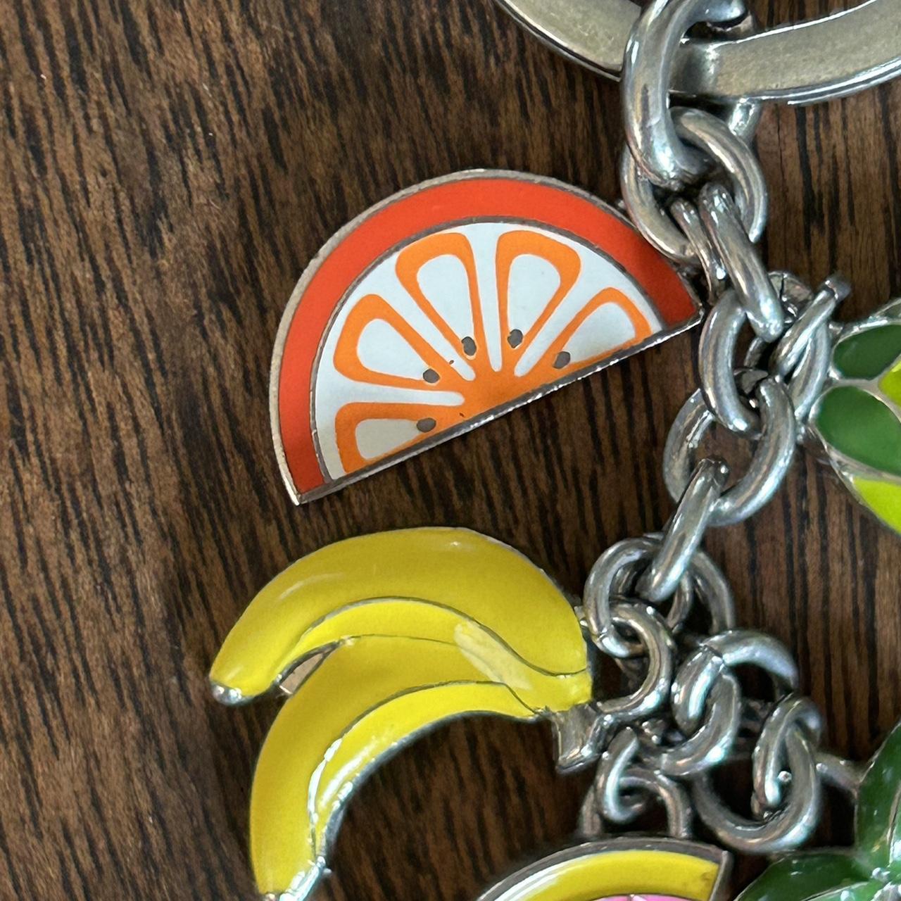 🍒🍌COACH Multi fruits mix charm Key chain Keyring... - Depop